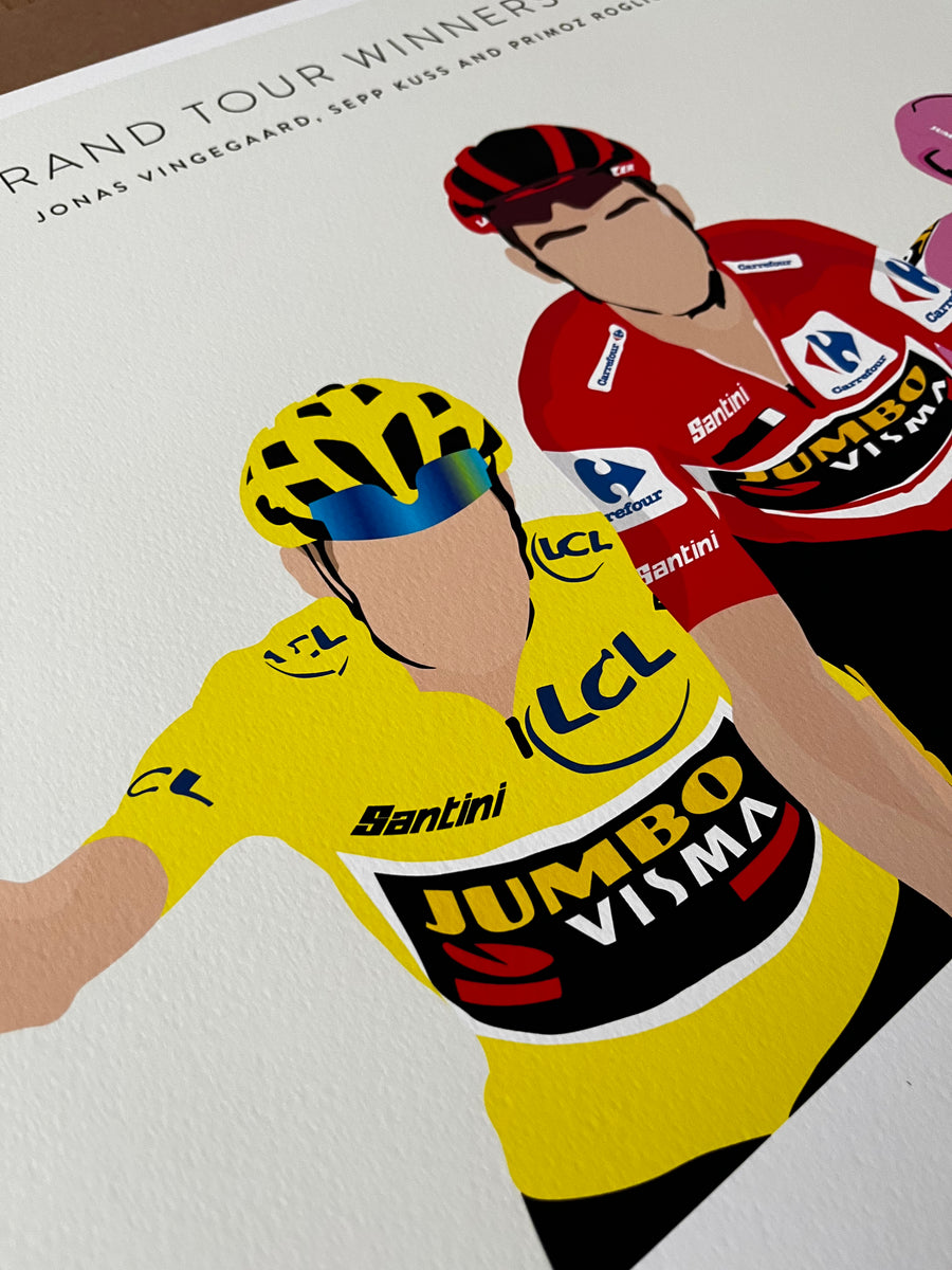 The Grand Tour Winners 2023 - Limited Edition Print – Switchback Collective