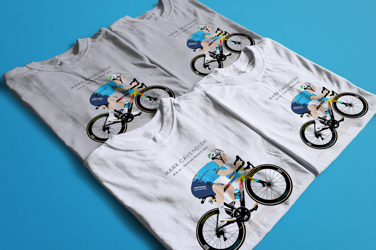 Mark Cavendish 35 Wins Signature - Limited Edition T-Shirt – Switchback ...