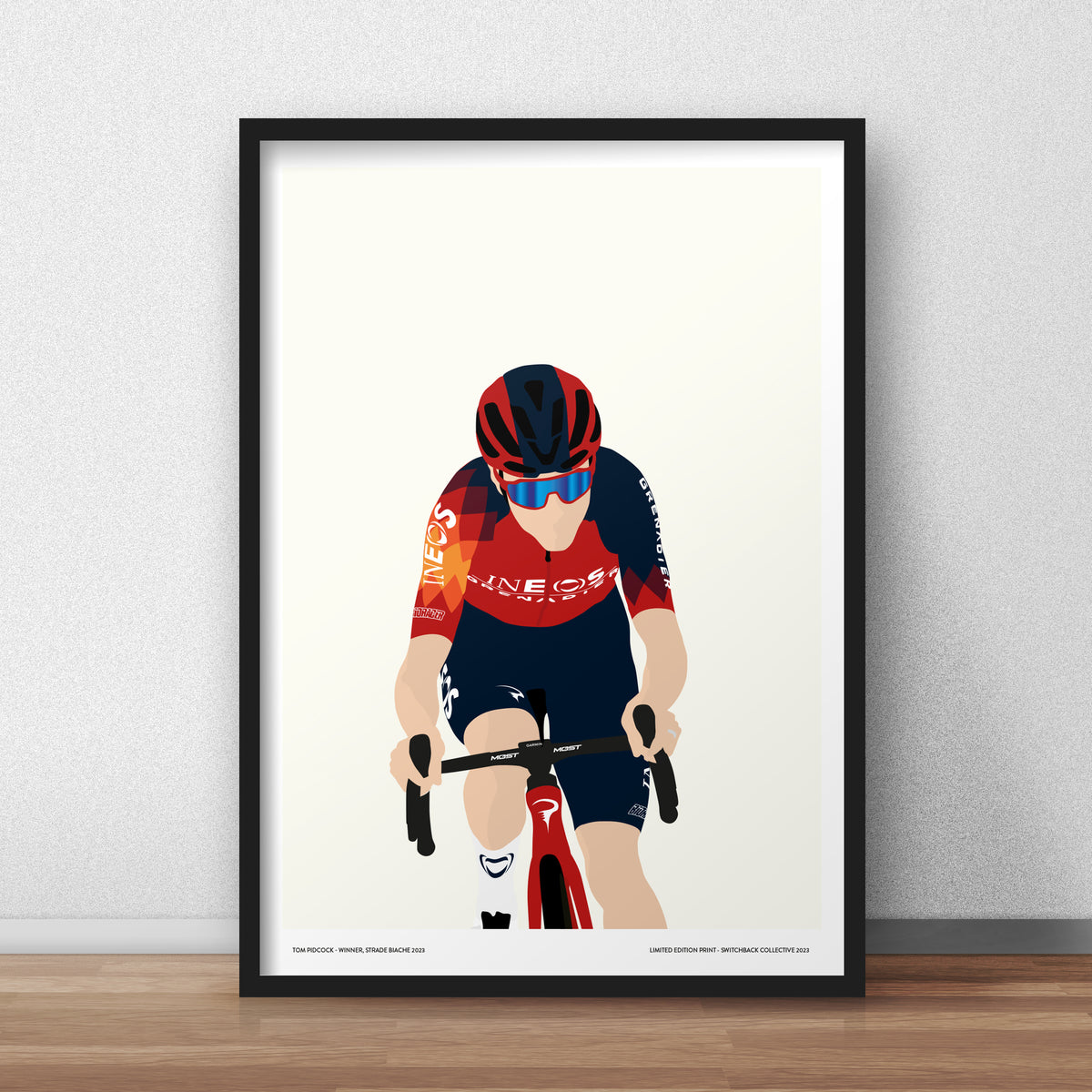 Tom Pidcock, Strade Bianche 2023 - Limited Edition Print – Switchback ...