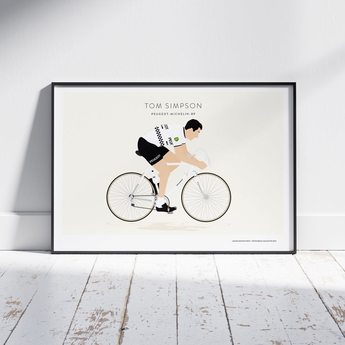 Tom Simpson, Peugeot-Michelin-BP - Limited Edition Print – Switchback ...