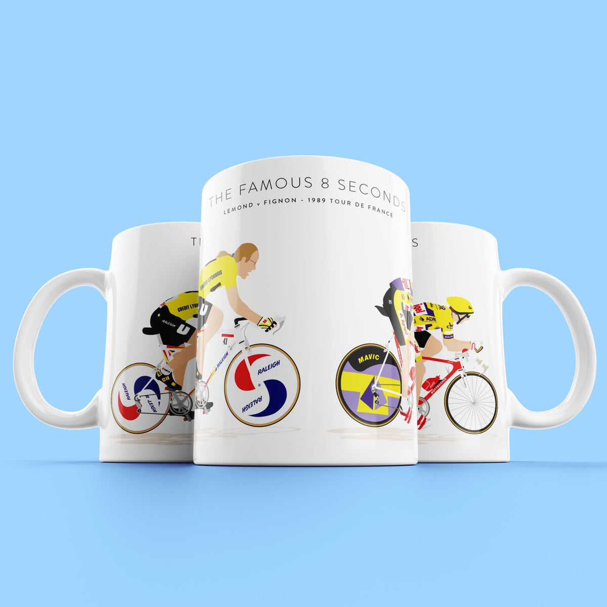 LeMond v Fignon, 1989 Tour de France - Signature Coffee Mug ...
