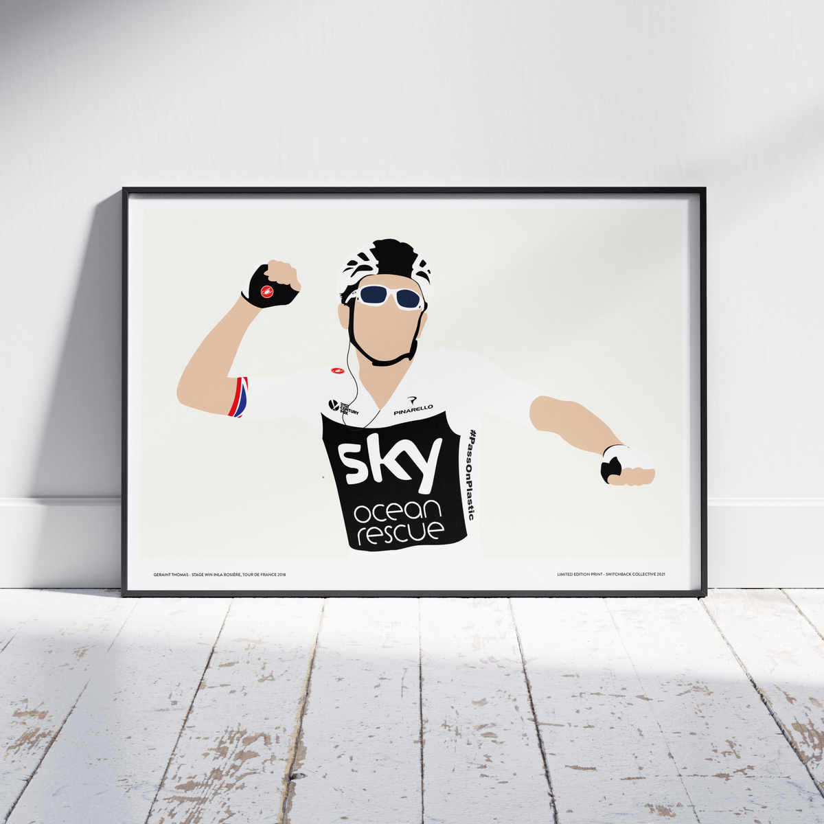 Geraint Thomas, 2018 Tour de France - Limited Edition Print ...