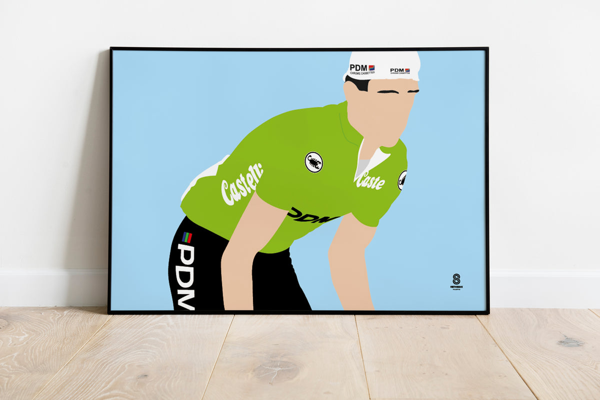 Sean Kelly Green Jersey PDM - Retro Print – Switchback Collective